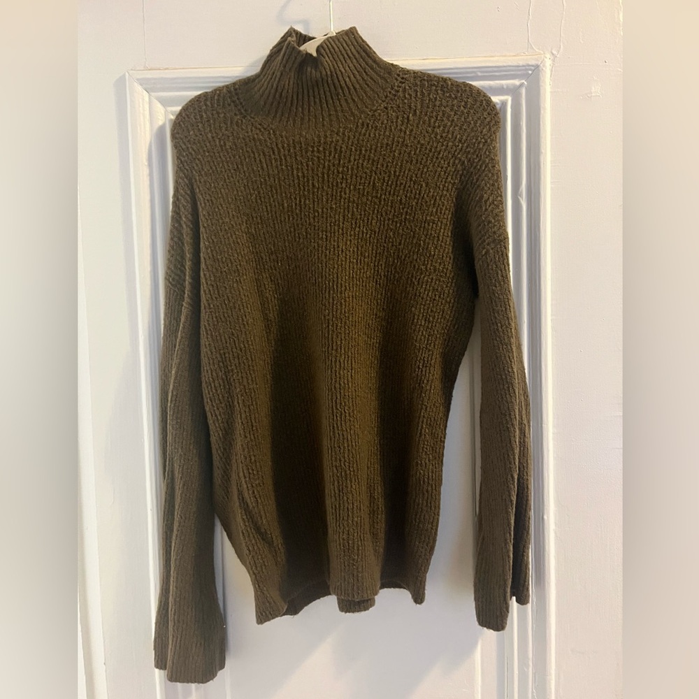 French Connection green Turtleneck Sweater - Gem